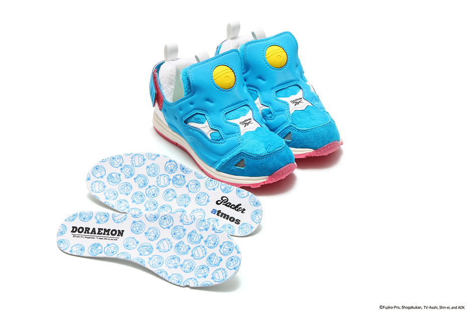 Doraemon Reebok Instapump Fury By Packer Shoes | SneakerNews.com