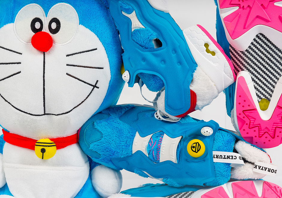 Doraemon Reebok Instapump Fury By Packer Shoes | SneakerNews.com