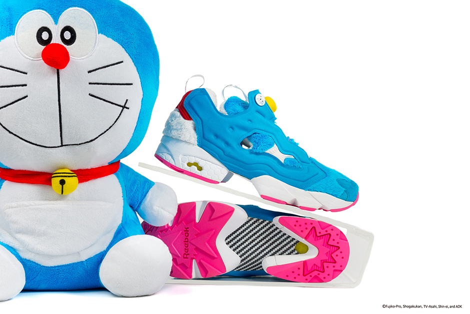 Doraemon Reebok Instapump Fury By Packer Shoes | SneakerNews.com