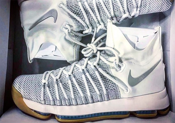 Nike KD 9 Elite White Grey Gum | SneakerNews.com