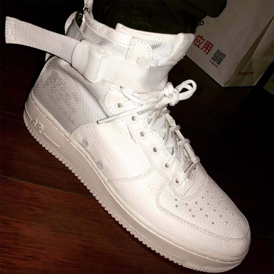 Nike SF-AF1 Mid Triple White Preview | SneakerNews.com