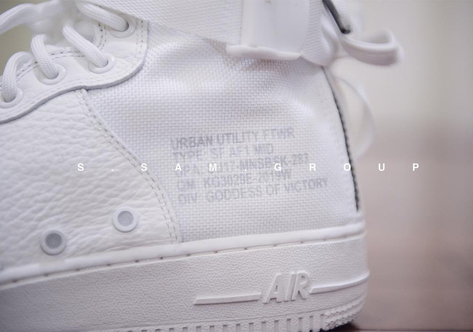 Nike SF-AF1 Mid Triple White Preview | SneakerNews.com