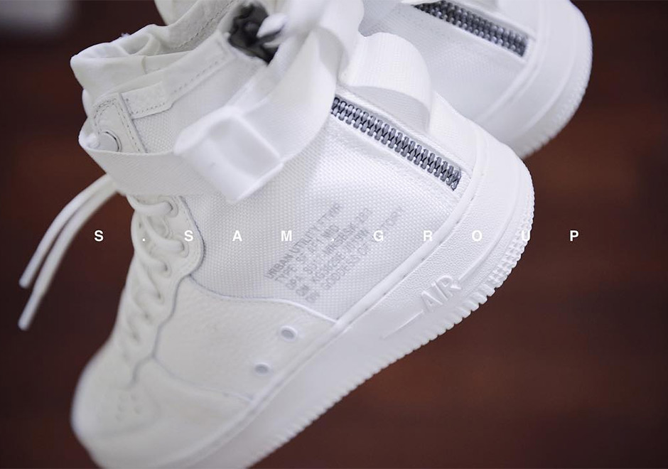 Nike SF-AF1 Mid Triple White Preview | SneakerNews.com