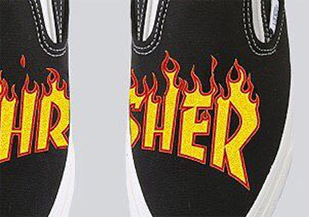 Thrasher Vans Flame Logo Collab Preview | SneakerNews.com