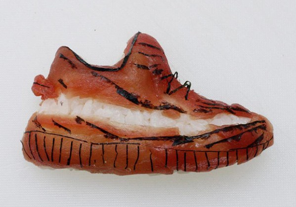 Sushi Chef Yujia Hu Creates Edible Sneaker Shoe-Shi | SneakerNews.com