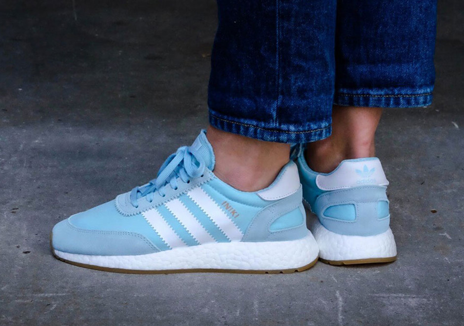 adidas Iniki Boost Women Icy Blue | SneakerNews.com