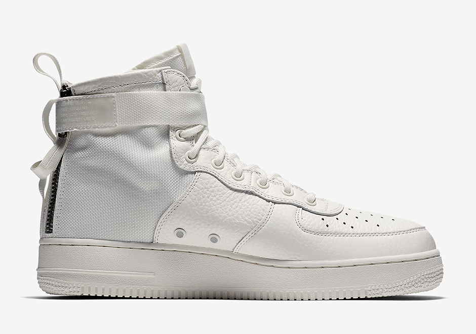 Nike SF AF1 Mid Triple Ivory Release Date AA6655-100 | SneakerNews.com