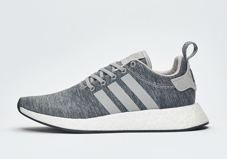 SneakersNStuff adidas NMD R2 Grey Melange Pack Release Date ...