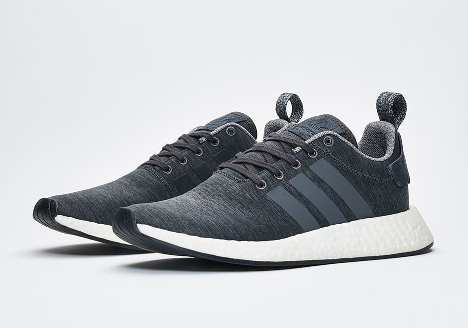 SneakersNStuff adidas NMD R2 Grey Melange Pack Release Date ...