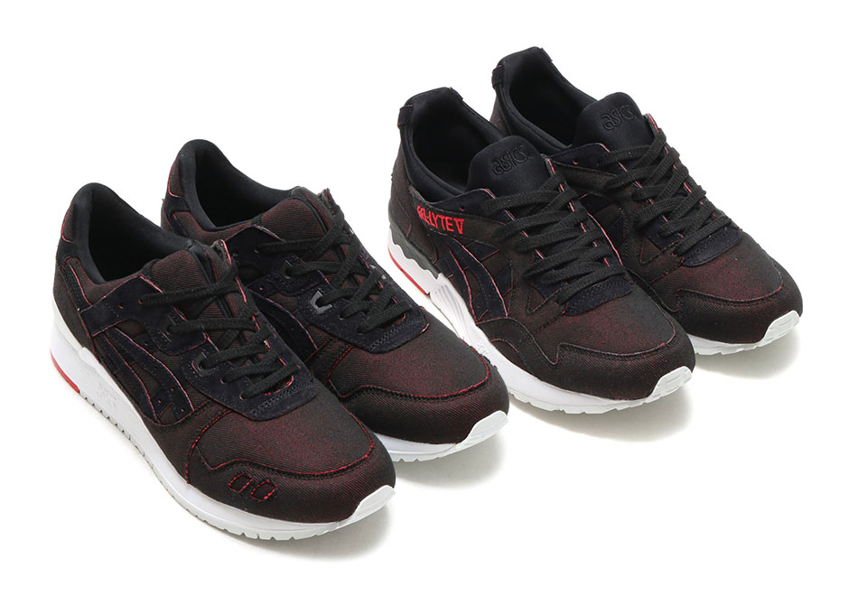 ASICS Japanese Denim Black Red hn7l1-9090| SneakerNews.com