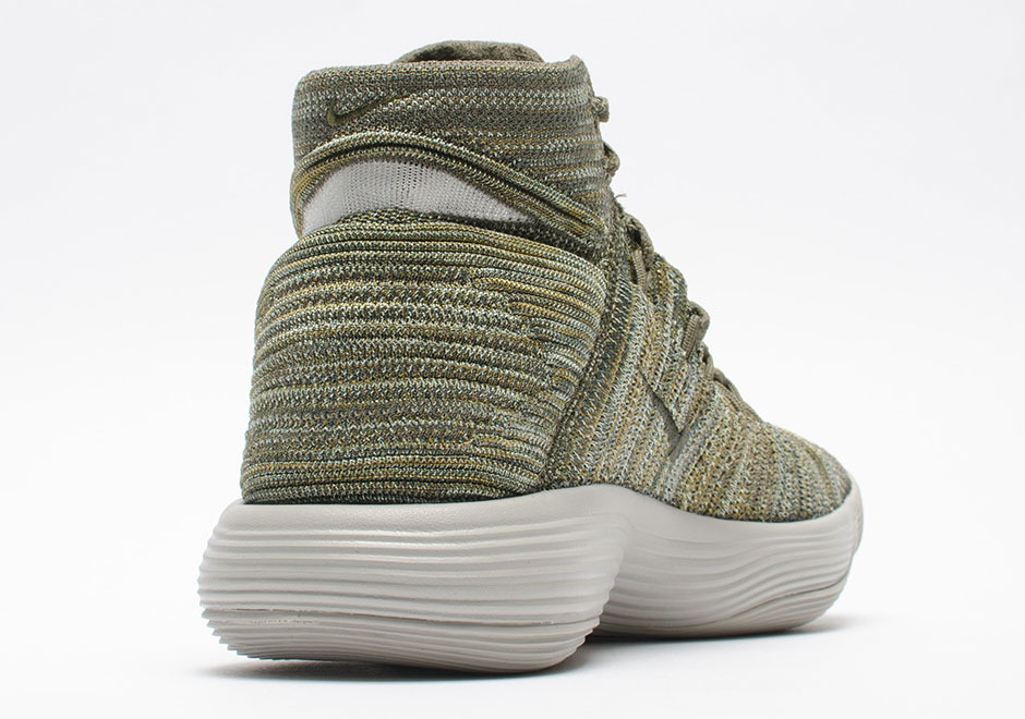 Nike REACT Hyperdunk 2017 Flyknit Cargo Khaki 917728-300 | SneakerNews.com