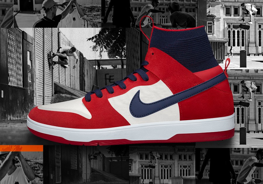 Nike SB Dunk High Elite University Red College Navy | SneakerNews.com