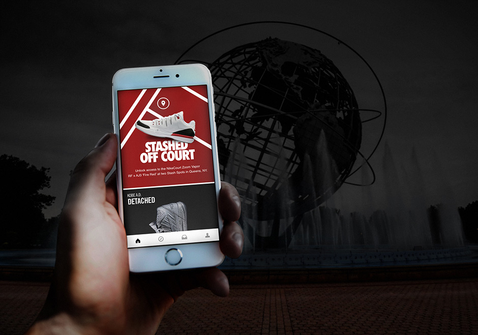 Nike SNKRS Stash Zoom Vapor Tour AJ3 Fire Red Release Info ...