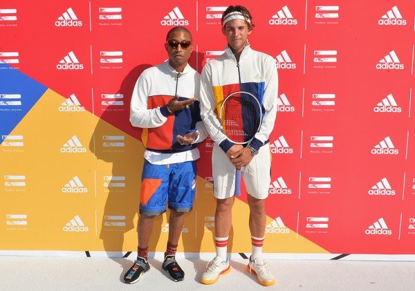 Pharrell adidas NMD Hu Multicolor NYC Tennis Event | SneakerNews.com