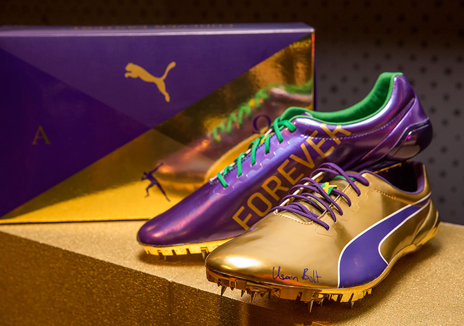 Usain Bolt Final Race Retirement Puma Cleats | SneakerNews.com