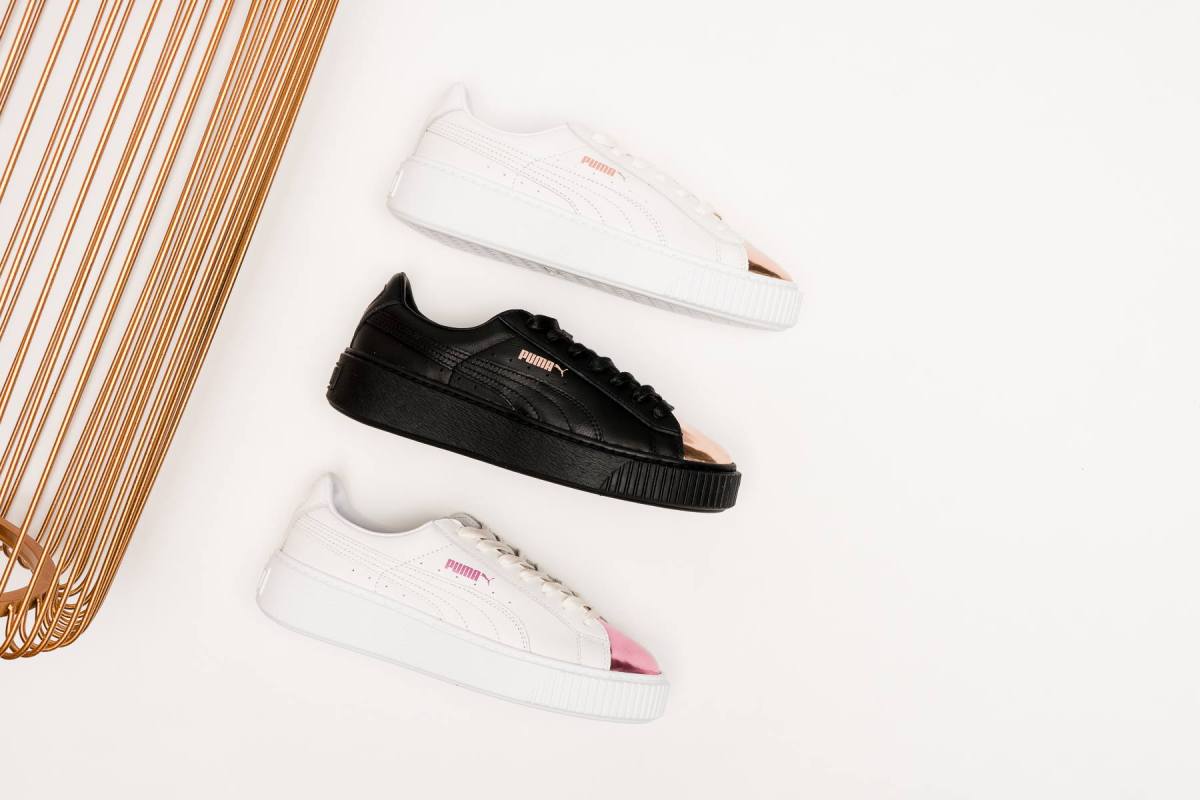 Puma Basket Platform Metallic | SneakerNews.com