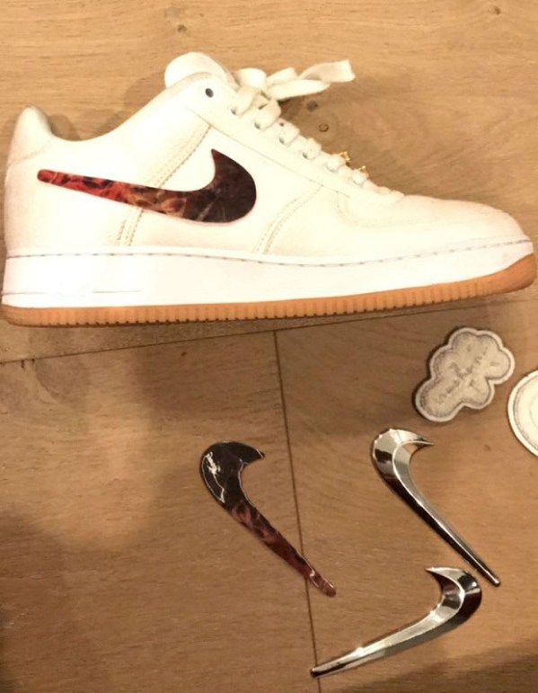 Travis Scott Previews Upcoming Nike Air Force 1 Low Collaboration ...