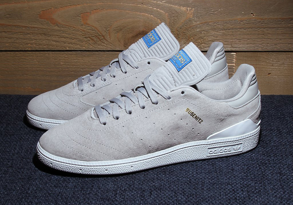 adidas Busenitz RX Grey Suede BY4100 | SneakerNews.com