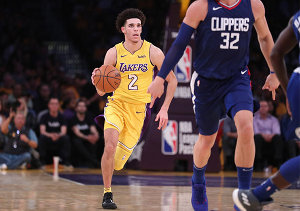 Lonzo Ball Makes NBA Debut in Big Baller Brand ZO2 Prime | SneakerNews.com