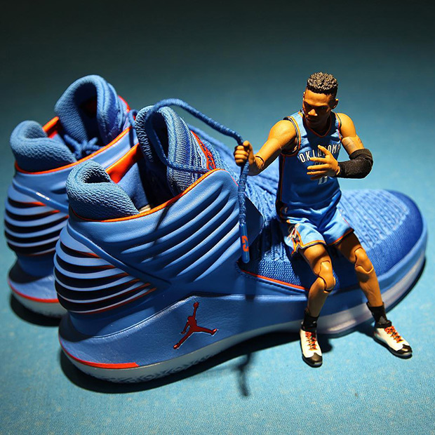 Air Jordan 32 "Russ" Blue Orange AA1253-400 Release Info | SneakerNews.com