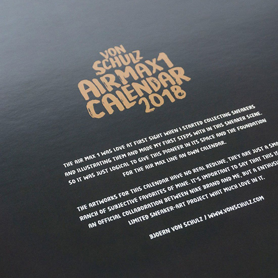 Air Jordan + Air Max 1 Calendars by Schulz Release Info | SneakerNews.com