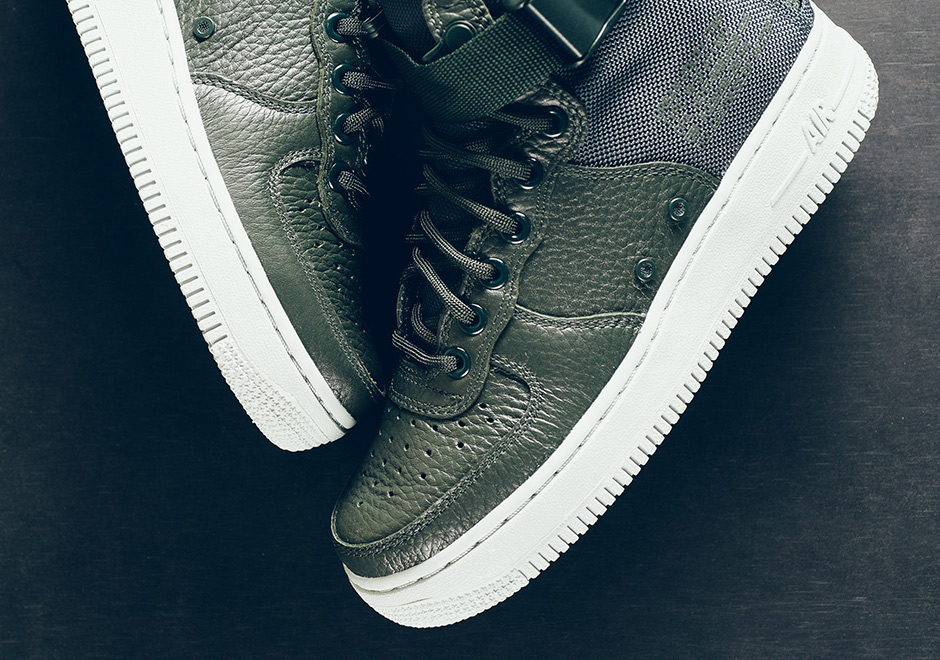 Nike SF-AF1 Mid "Outdoor Green" AA3966-300 WMNS | SneakerNews.com