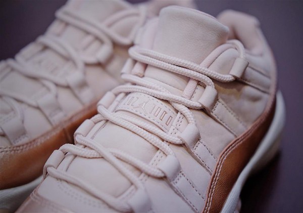 Air Jordan 11 Low "Rose Gold" WMNS First Look | SneakerNews.com