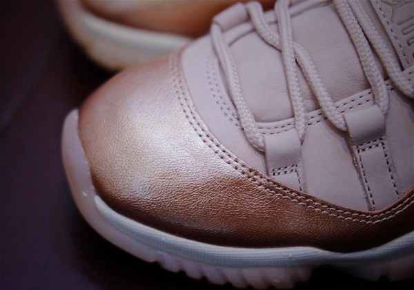 Air Jordan 11 Low "Rose Gold" WMNS First Look | SneakerNews.com