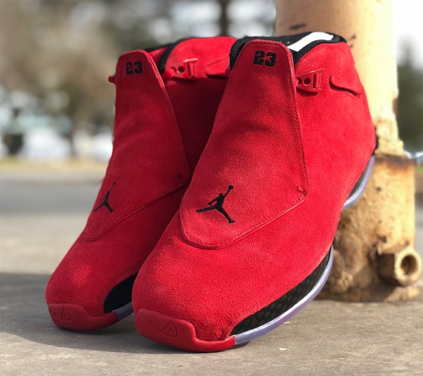 Air Jordan 18 "Red Suede" Photos + Release Info AA2494-601 ...