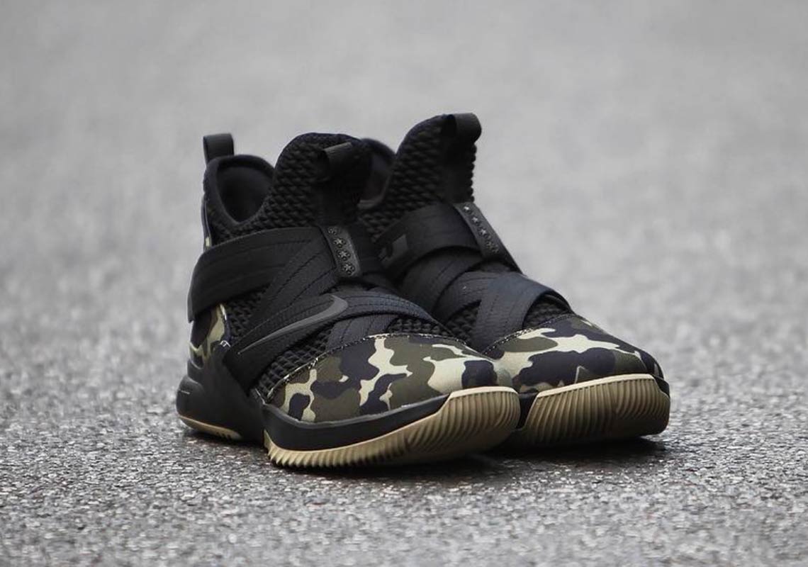 Nike LeBron Soldier 12 Military Camo First Look | SneakerNews.com