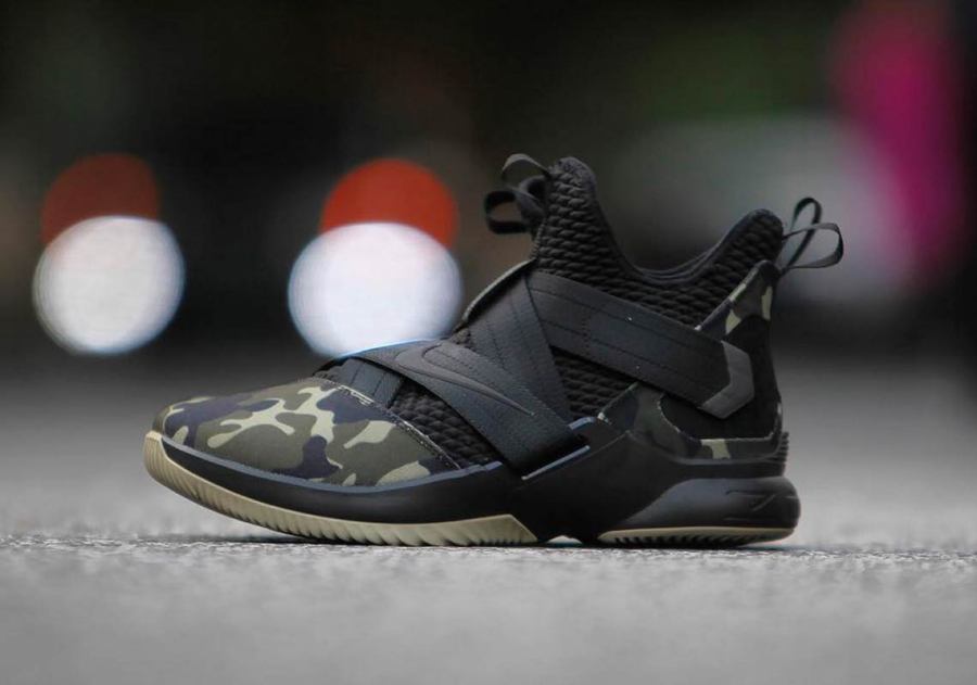 Nike LeBron Soldier 12 Military Camo First Look | SneakerNews.com