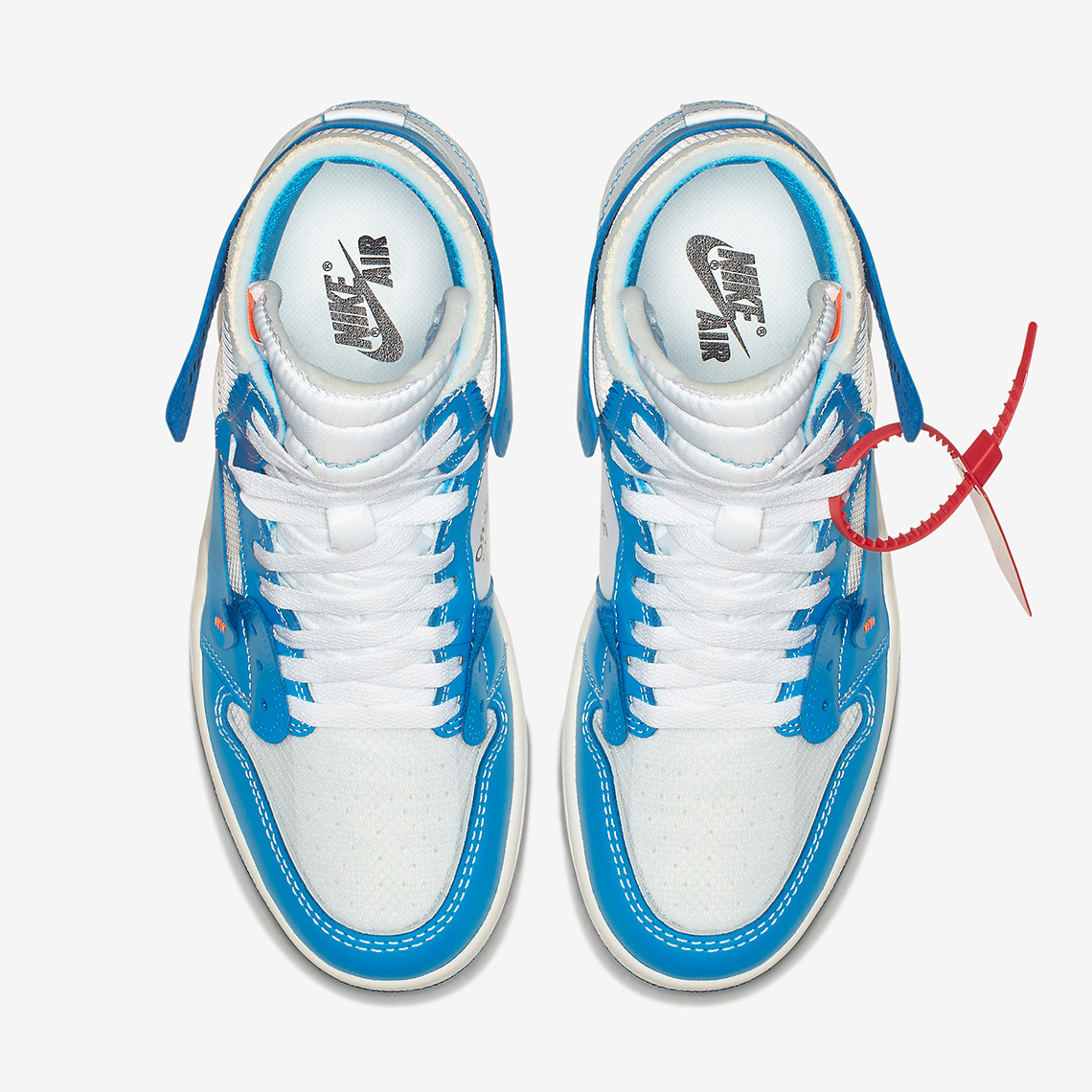 OFF WHITE x Air Jordan 1 "UNC" Nike SNKRS | SneakerNews.com
