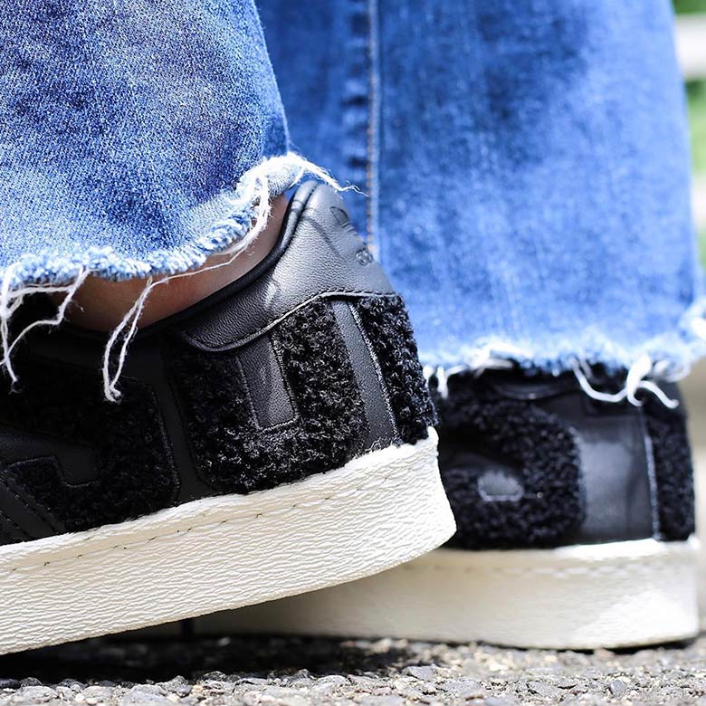 adidas Superstar Varsity Letters Black/White Available Now ...