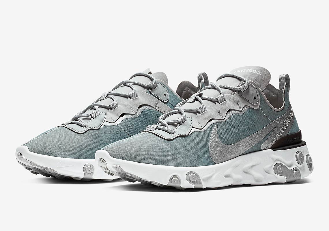 Nike React Element 55 Silver BQ6166-007 Release Info | SneakerNews.com