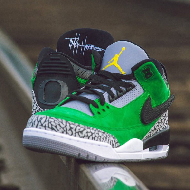 Jordan 3 Oregon Ducks Tinker Hatfield PE | SneakerNews.com