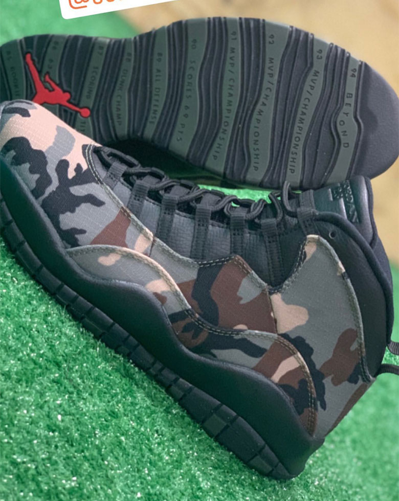 Air Jordan 10 Camo 310805-201 Photos Release Info | SneakerNews.com