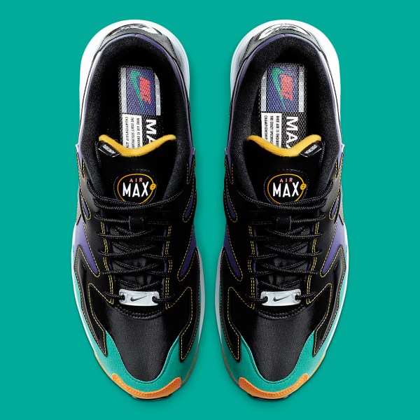 Nike Air Max 2 Light Black Flash Crimson Kinetic Green BV0987-023 ...