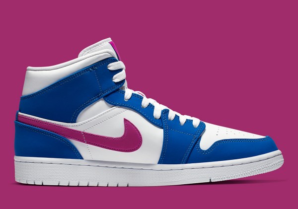 Jordan 1 Mid Royal Violet 554724-451 Release Info | SneakerNews.com