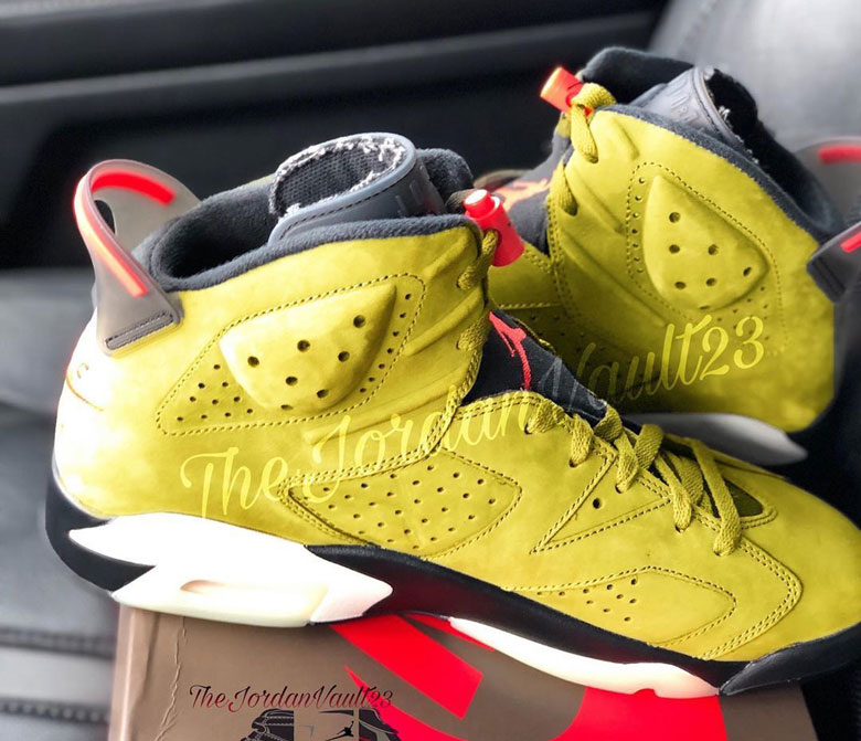 Air Jordan 6 Travis Scott - Yellow PE | SneakerNews.com