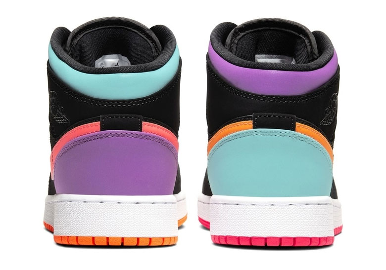 Jordan 1 Mid Multicolor GS Release Info | SneakerNews.com