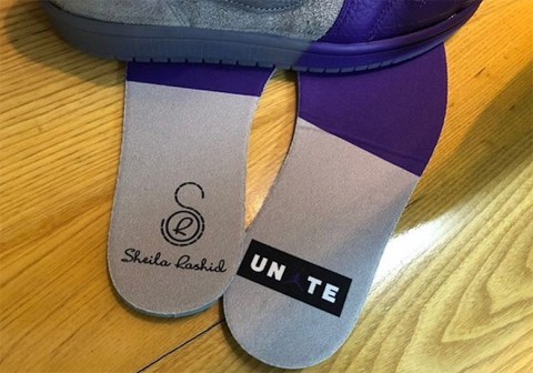 Sheila Rashid Air Jordan 1 Mid | SneakerNews.com