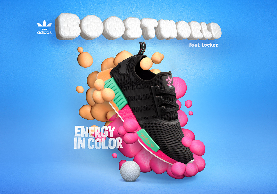 adidas Foot Locker BOOST WORLD Energy Of Color | SneakerNews.com