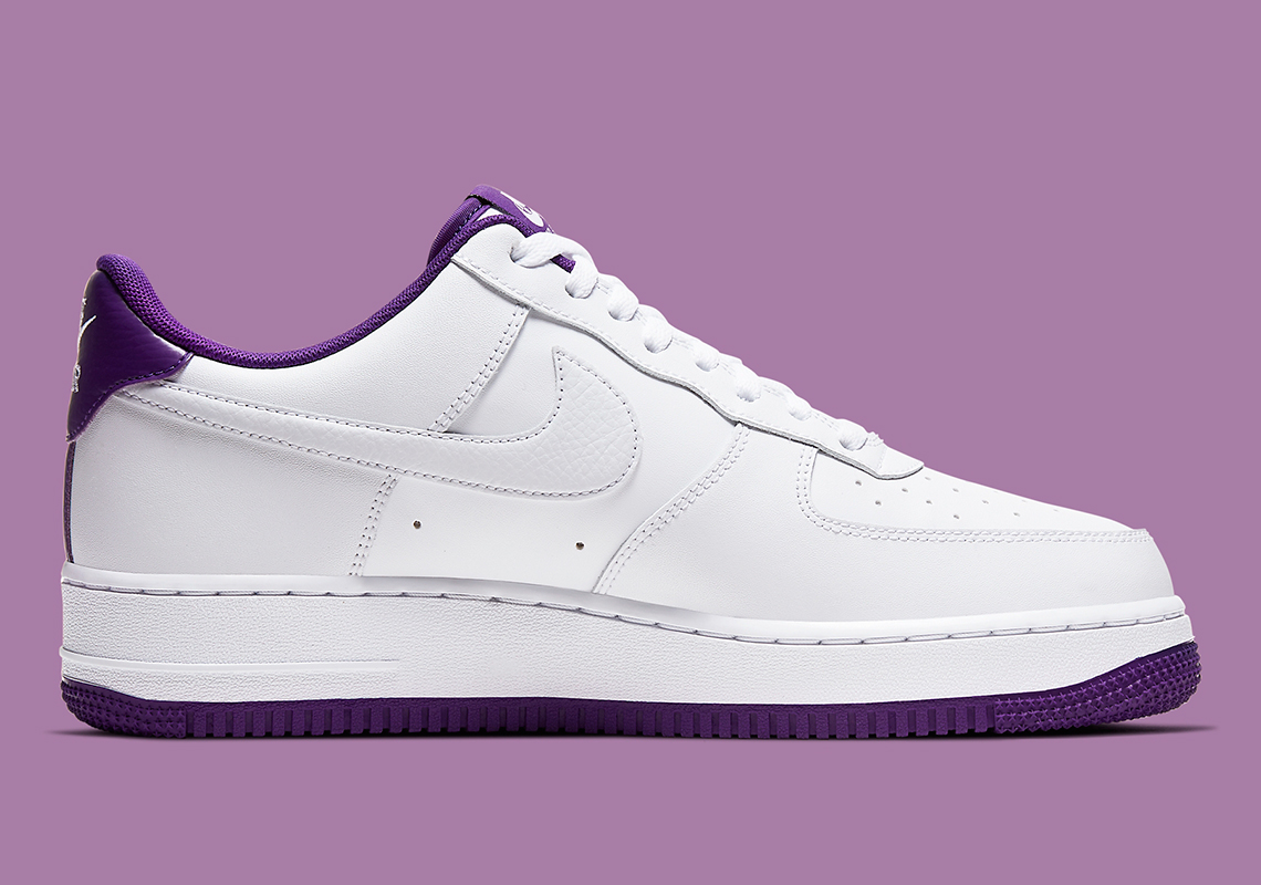 Nike Air Force 1 Low White Purple CJ1380-100 | SneakerNews.com