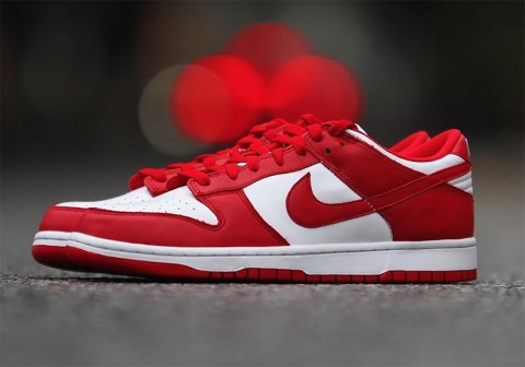Nike Dunk Low University Red White CU1727-100 | SneakerNews.com