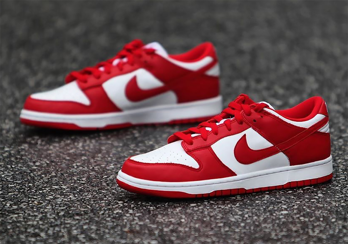 Nike Dunk Low University Red White CU1727-100 | SneakerNews.com