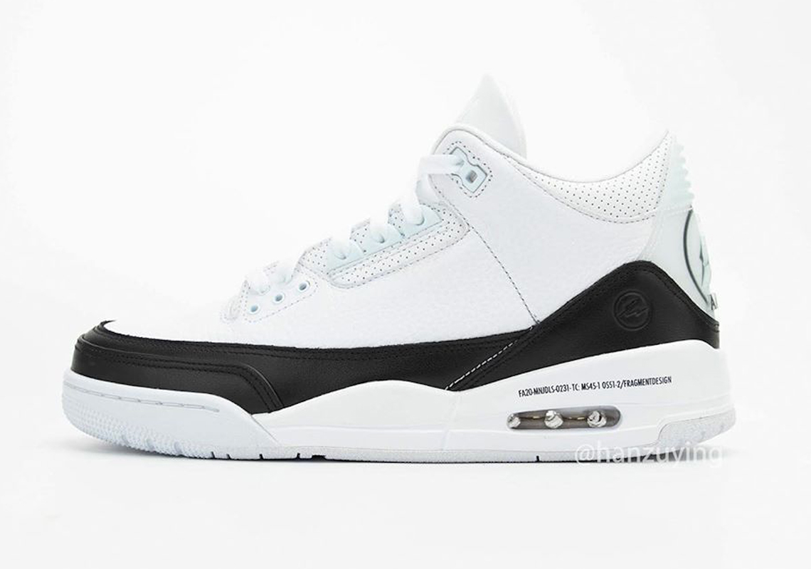 Fragment Air Jordan 3 White Black Release Info | SneakerNews.com