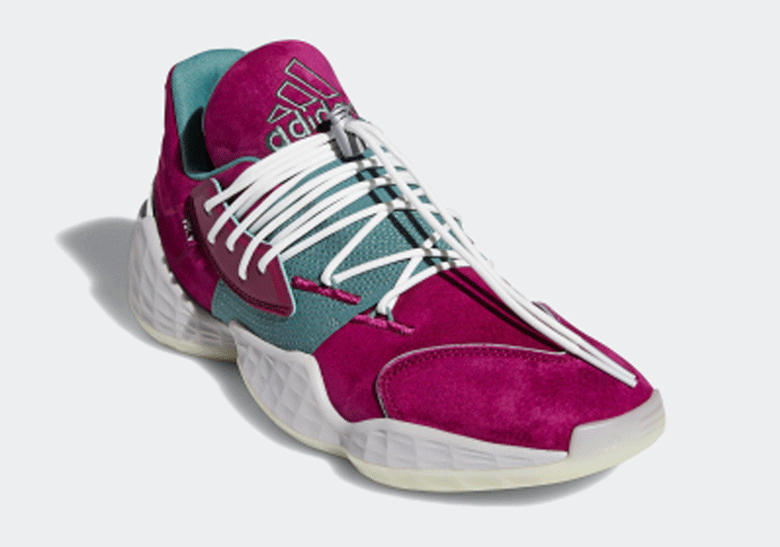 Daniel Patrick adidas Harden Vol. 4 FY2791 Berry | SneakerNews.com