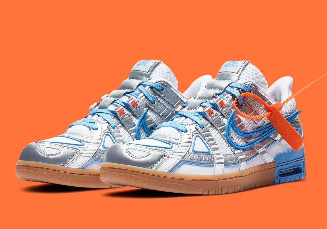 Off-White Nike Rubber Dunk University Blue Release Date | SneakerNews.com