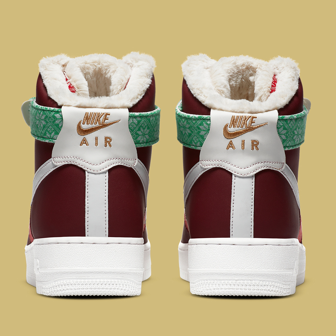 Nike Air Force 1 High Christmas DC1620-600 | SneakerNews.com