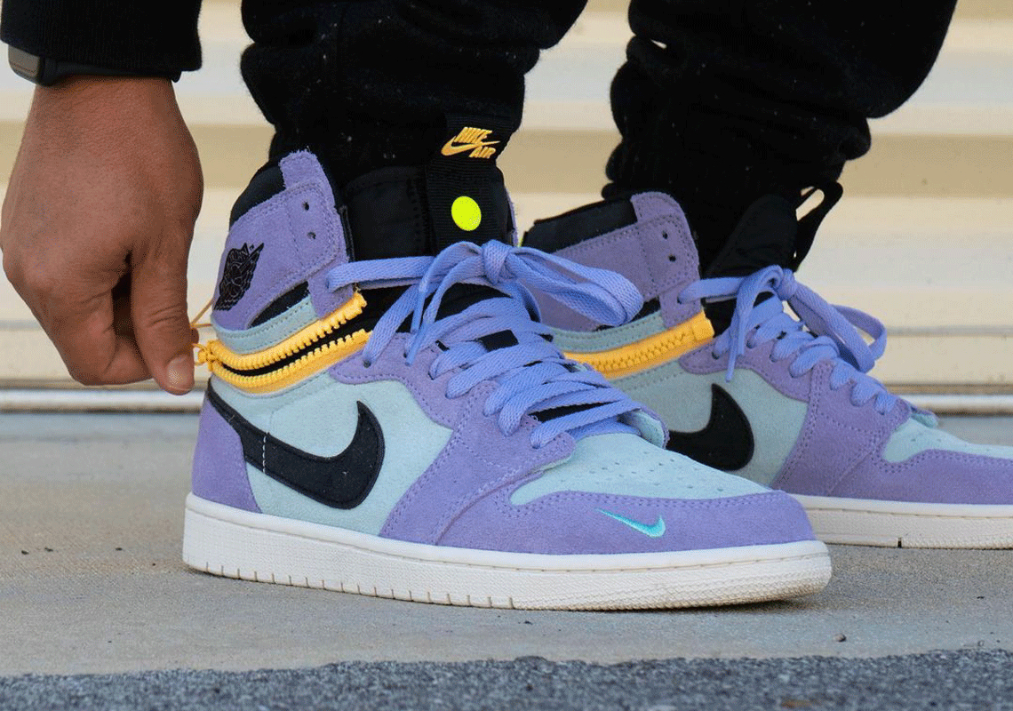 Air Jordan 1 High Switch Purple Pulse CW6576-500 | SneakerNews.com